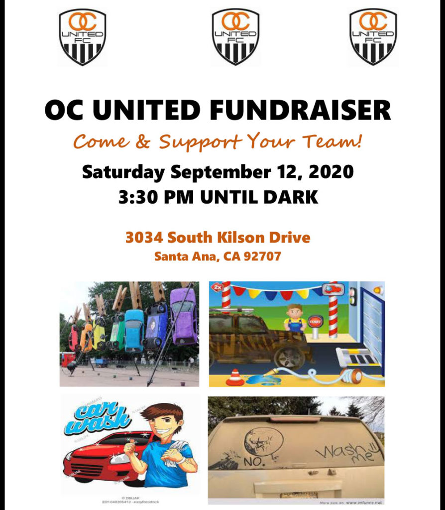 OC United Fundraiser September 12, 2020 – Orange County Soccer
